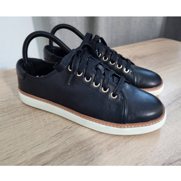 Vionic | Shoes | Vionic Leah Walking Shoes Sneakers Womens Size 8 Black ...